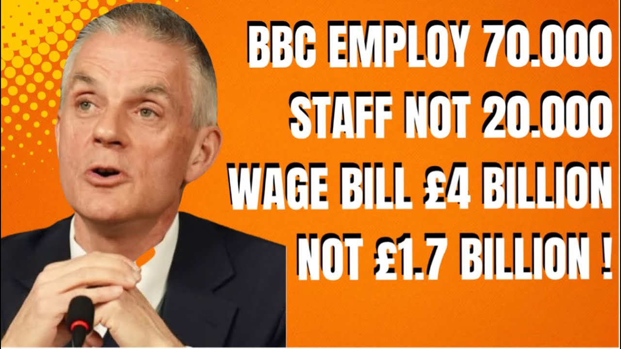 🚨bbc lie about their staff numbers and staff wages - it’s double what ...