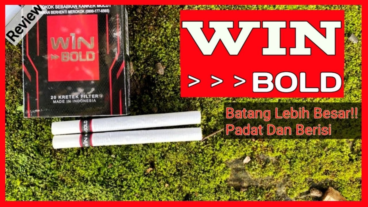 Rokok WIN BOLD | Dengan Ukuran Jumbo Padat Dan Berisi | PakYoutuber ...