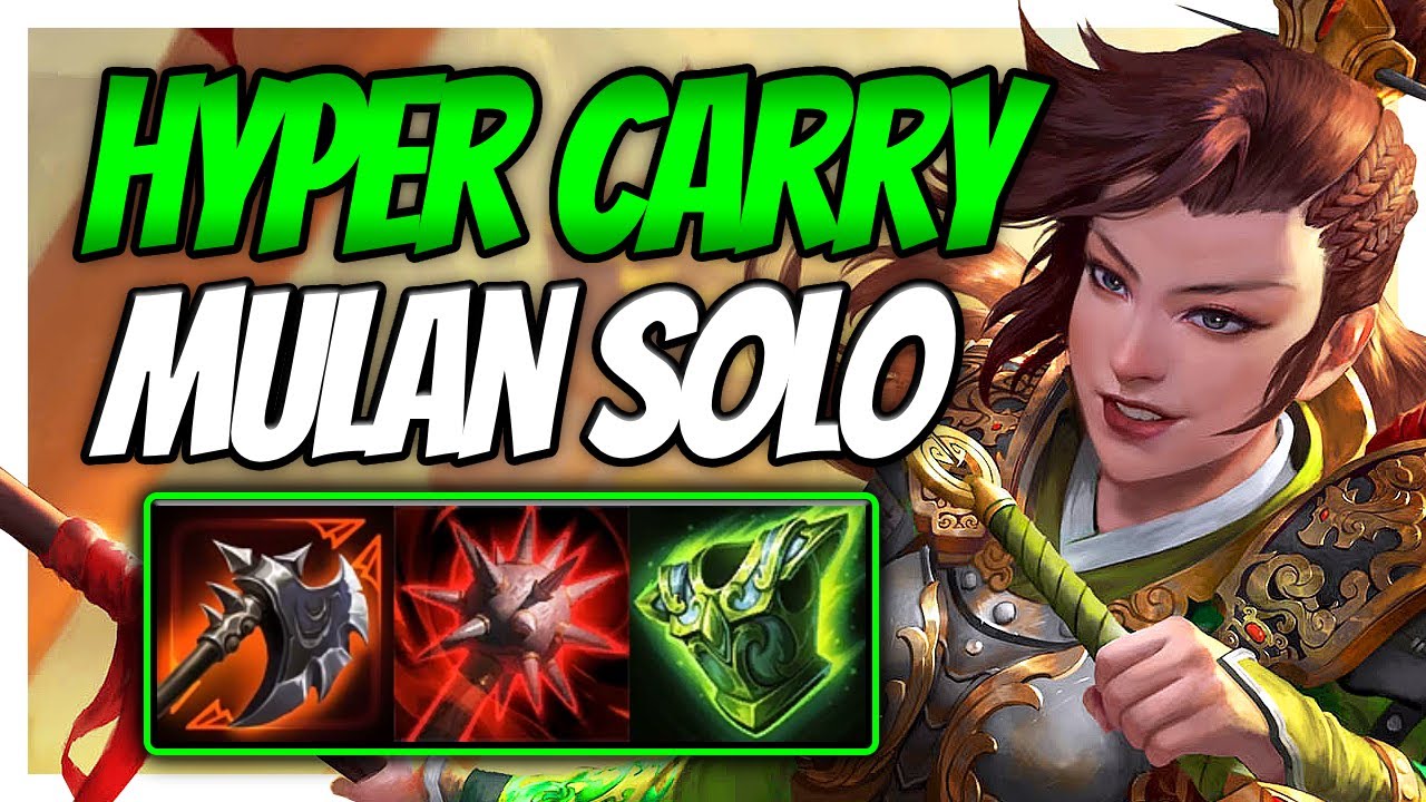 HYPER CARRING THE GAME WITH THIS MULAN BUILD - Smite Mulan solo - YouTube
