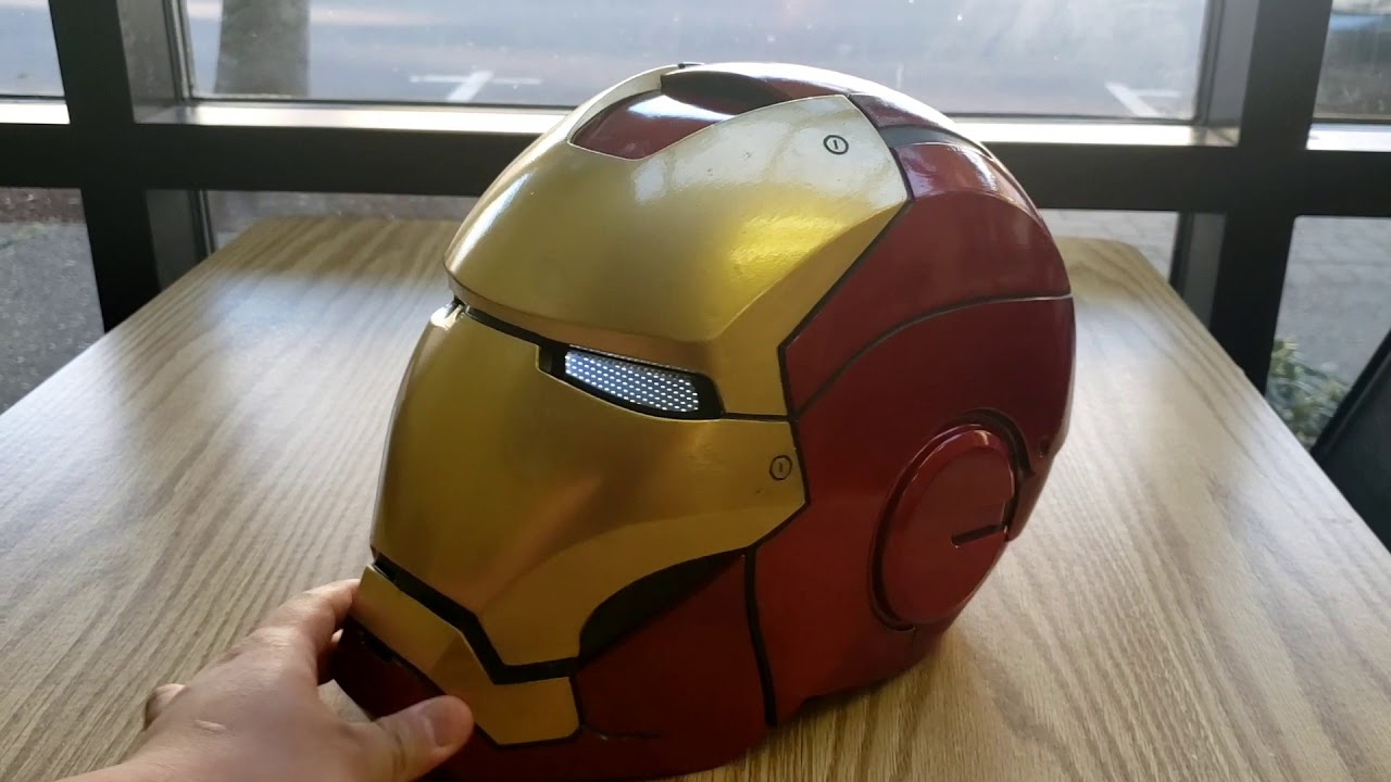 MCU Iron Man Helmet Custom! - YouTube