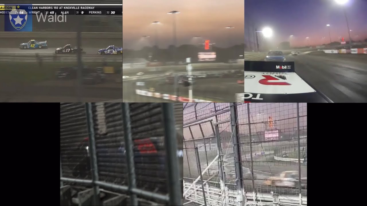 Simultaneous Angles of Jessica Friesen’s 2022 Clean Harbors 150 Flip ...