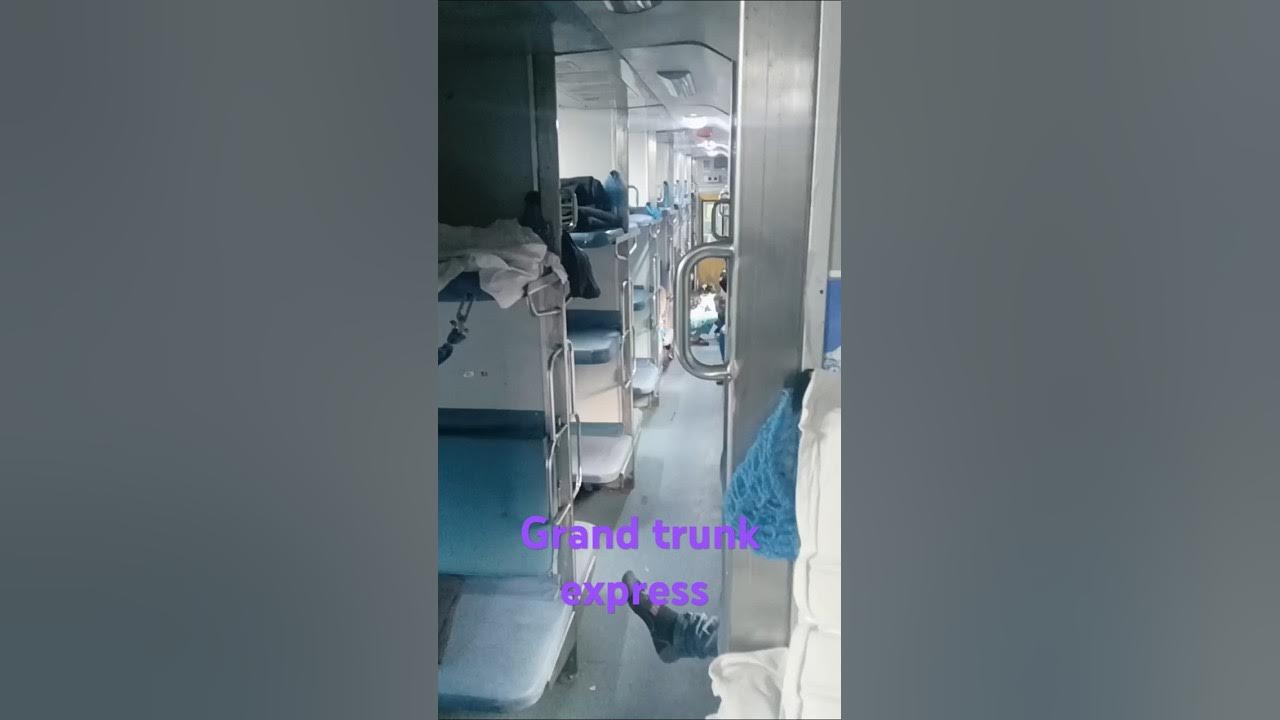 3A coach view in Grand trunk express train no 12616 #travel #train #railway #views - YouTube