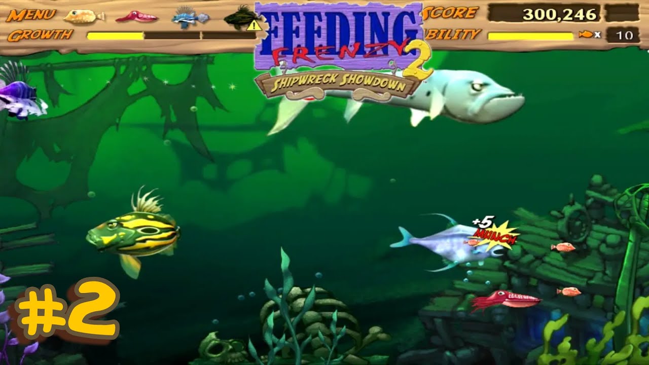 Feeding Frenzy 2 [PC] - Gameplay Part 2 - Old PC Games - YouTube