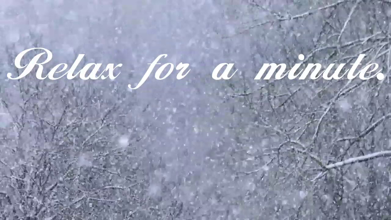 Relax Station - Nature Sounds Blizzard Snow Wind Ice Hail - YouTube