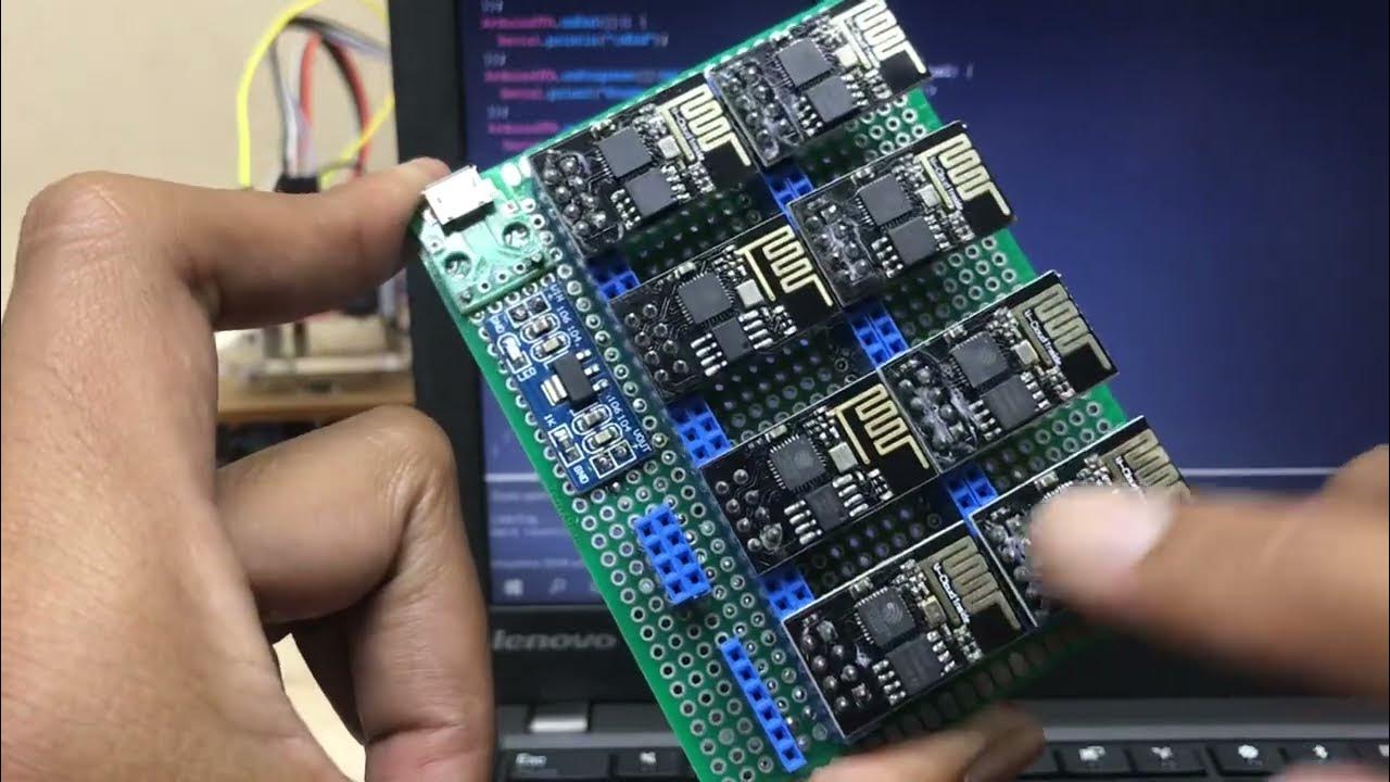 Duino coin RIG ESP01 - YouTube