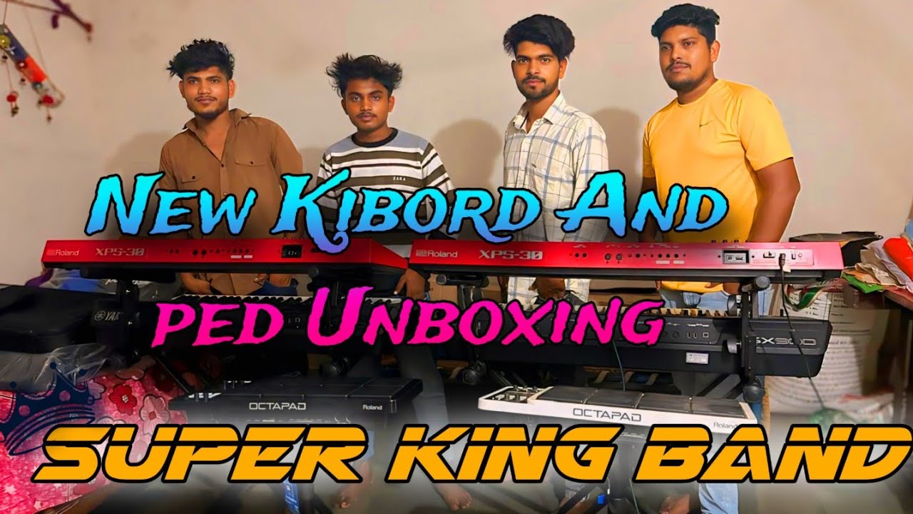 Super King Band At.Almavadi New Kibord And ped Unboxing The king off Sk ...