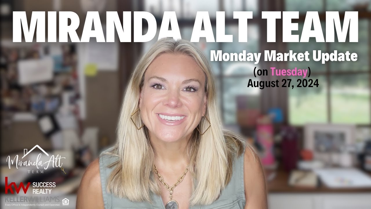 Monday Market Update for August 27, 2024 | Miranda Alt Team - YouTube