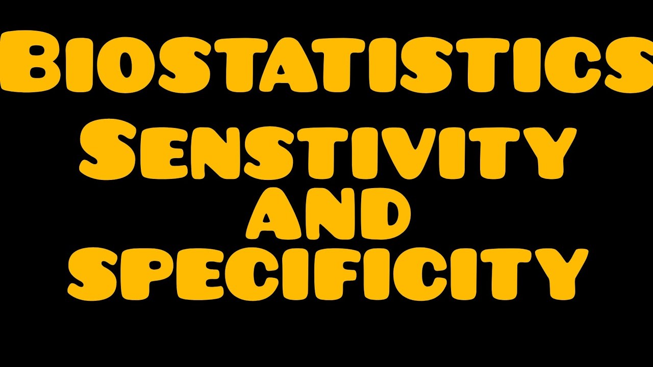 Biostatistics Lecture 5(Senstivity And Specificity) From First Aid ...