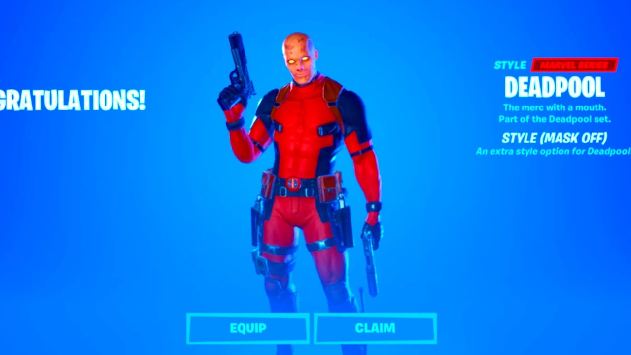 How to Get the Unmasked Deadpool - Fortnite Deadpool Week 8 - YouTube