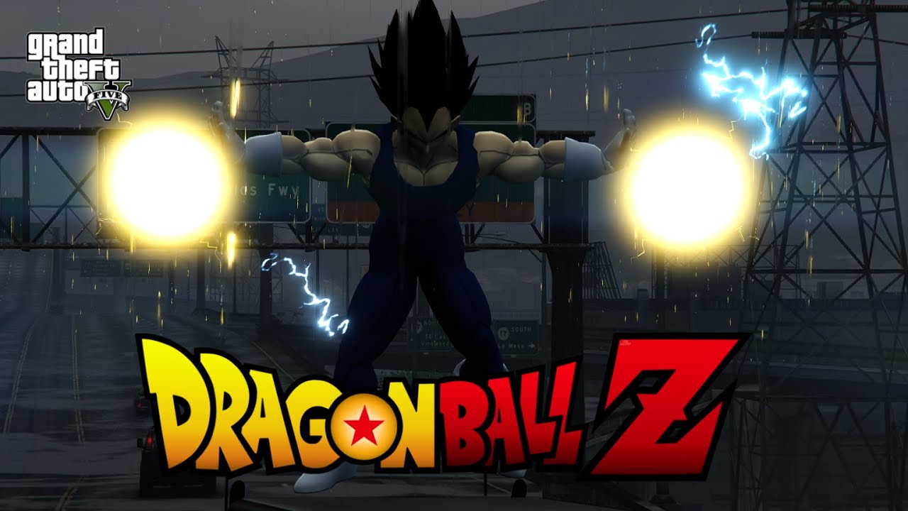 Vegeta's Final Flash Attack Test [DBZ Mod Update] GTA V - YouTube