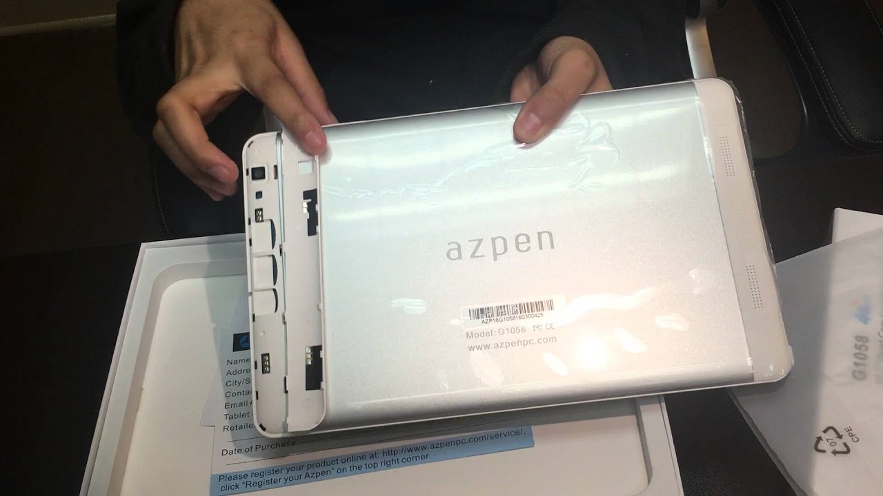 Azpen Innovations Presents: Azpen G1058 Unboxing - YouTube