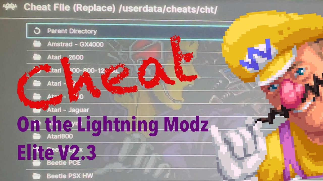 Access cheats on the Lightning Modz Elite V2.3 - YouTube