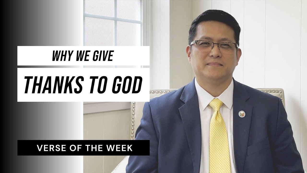 Why We Give Thanks To God | Verse of the Week - YouTube