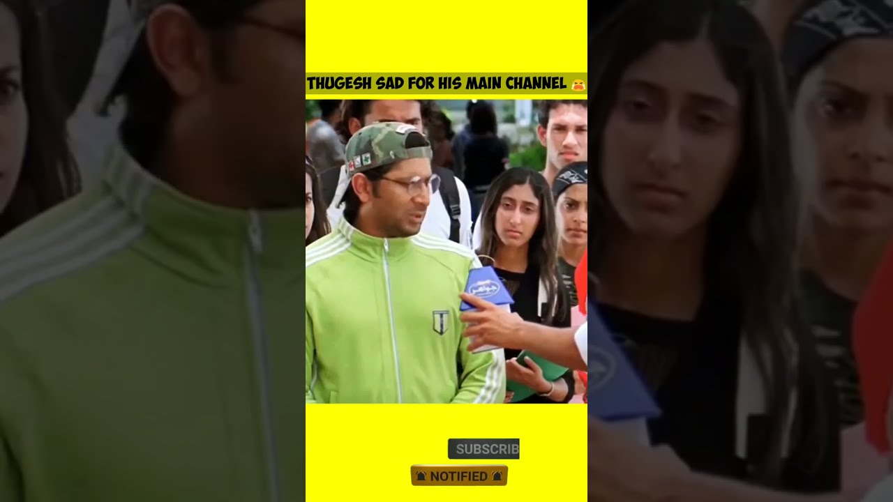 @Thugesh Sad For His Main Channel 😭| #thugesh #feelingsad @RealThugesh ...