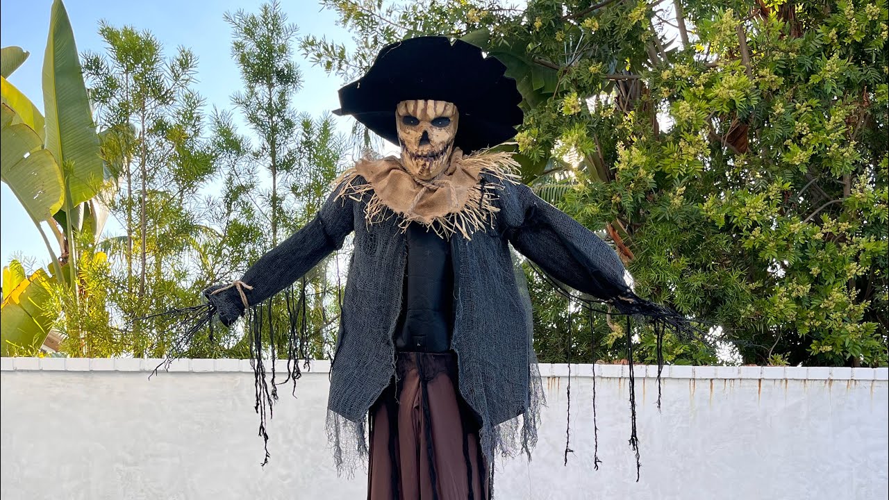 Drop Down Scarecrow Unboxing - Party City Halloween 2023 - YouTube