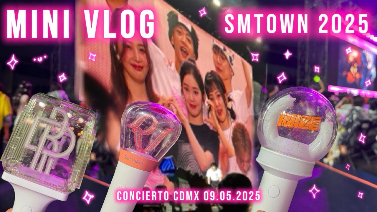 SM TOWN 2025 CDMX PT.1 - MINI VLOG CDMX 09052025 - YouTube