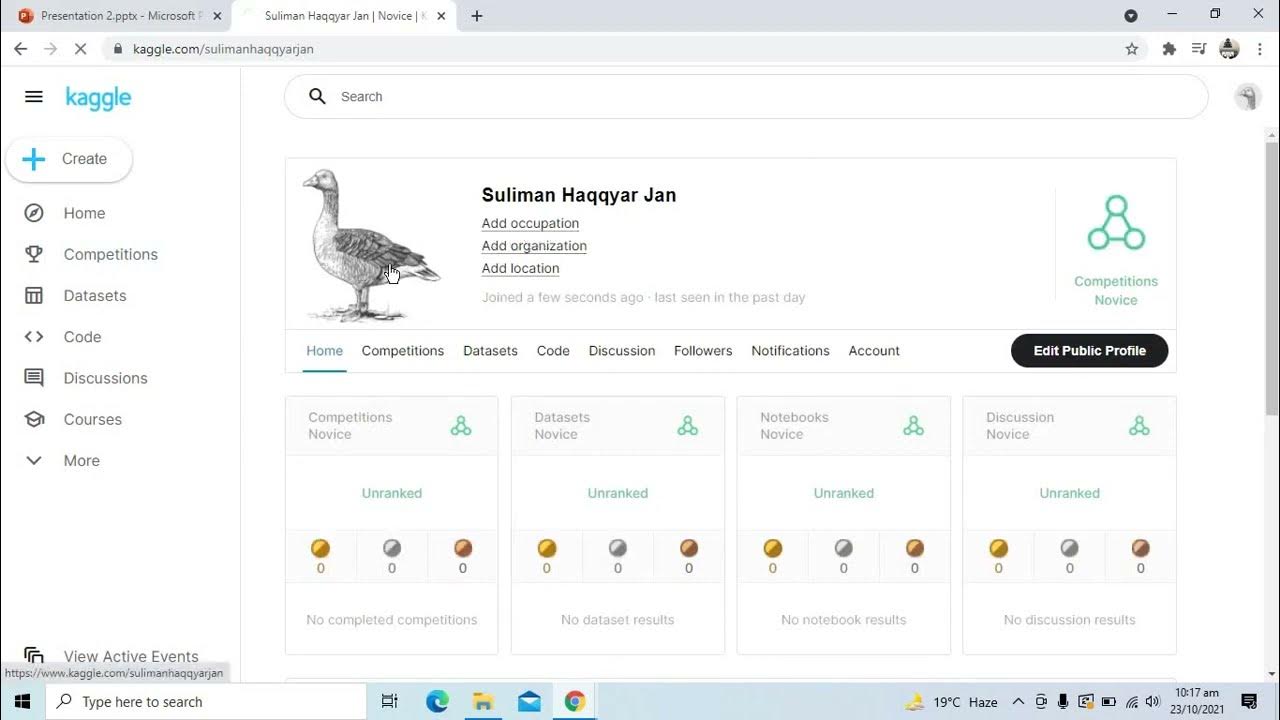 How to create kaggle account What is kaggle account - YouTube