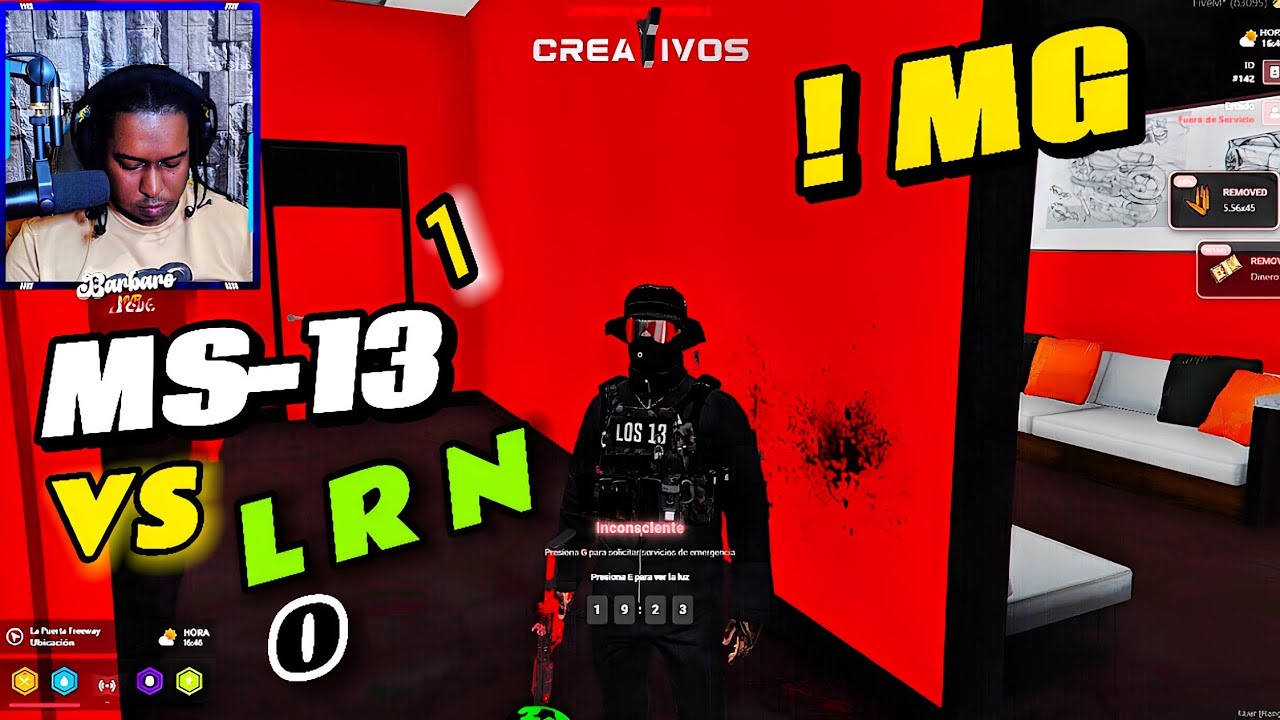 Los MS-13 Nos Frenan A El Taller La 42 Y Se Arma La Guerra GTA RP - YouTube