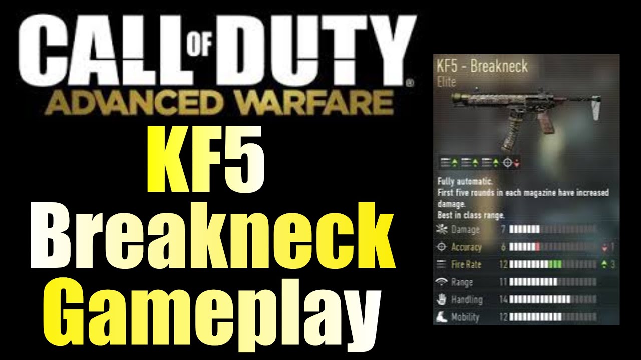 Advanced Warfare Elite KF5 Breakneck Gameplay - YouTube