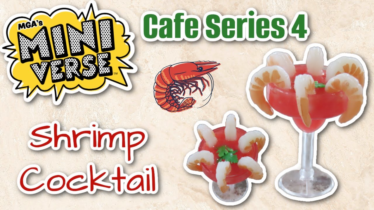 The Cutest Miniature Shrimp Cocktail! NEW Miniverse Cafe Series 4 - YouTube