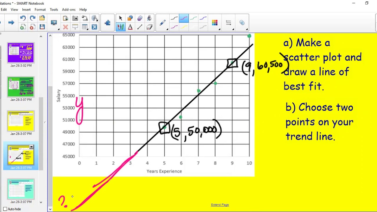 Line of Best Fit Day 2 - YouTube