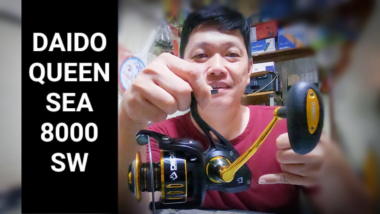 REEL DAIDO QUEEN SEA 8000SW || Reel Kelas Berat Dengan Komponen Bahan ...