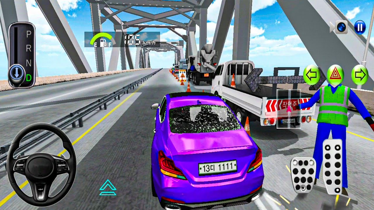 3D Driving Class - Driving Simple Road - 3D Android Game Play - YouTube