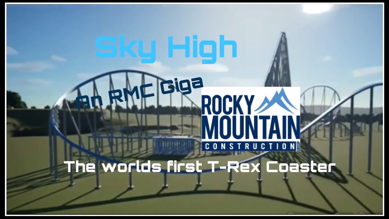 Sky High: An RMC Giga; The worlds first RMC T-Rex Coaster - YouTube