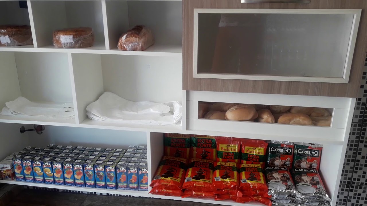 Mais um armário pra mini padaria. - YouTube