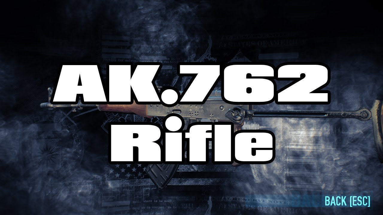 [Payday 2] Weapon Demonstration: AK.762 Rifle - YouTube