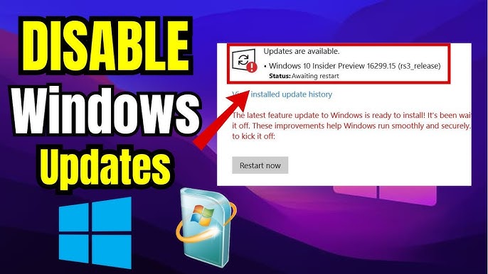 How To Disable Windows 10 Update