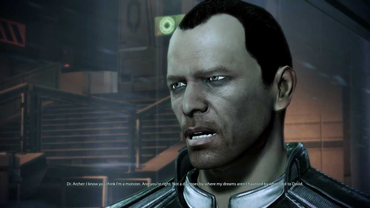 Mass Effect 3: Meeting Dr Gavin Archer from Project Overlord DLC - YouTube