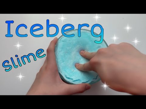 DIY Iceberg slime - YouTube