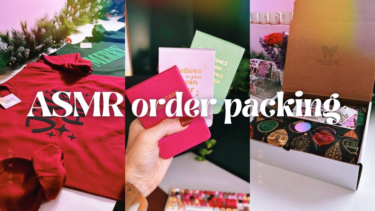 ASMR Order Packing for Brittany! - YouTube