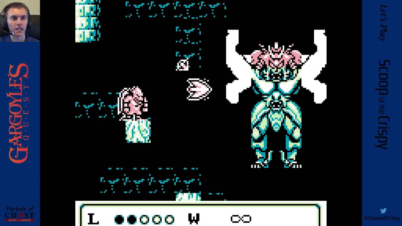 Gargoyle's Quest (GB) - 9 (Final) - King Breager Final Boss Battle ...