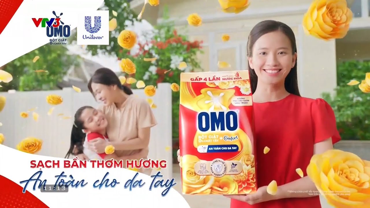 TVC Bột giặt OMO 0% chất tẩy - Sạch bẩn thơm hương, an toàn cho da tay (15s, 8/2024) - YouTube