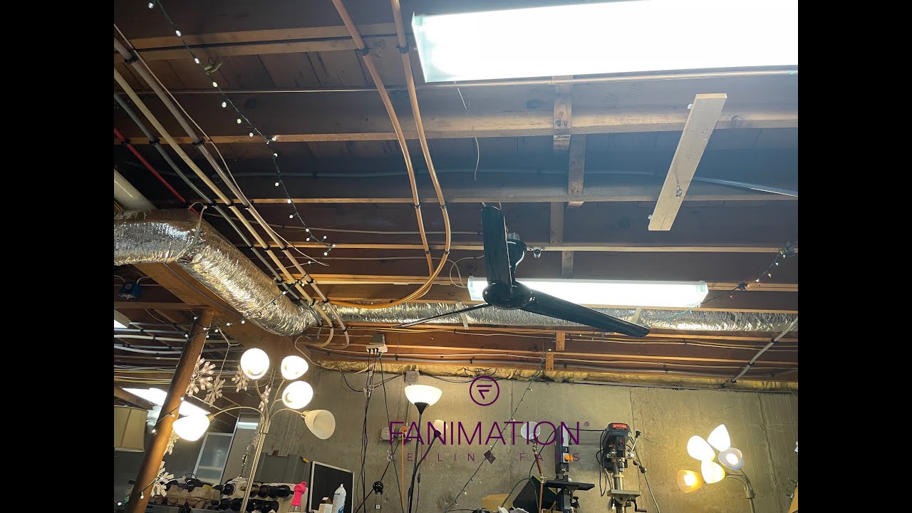 Fanimation Drone Ceiling Fan (No Commentary) - YouTube