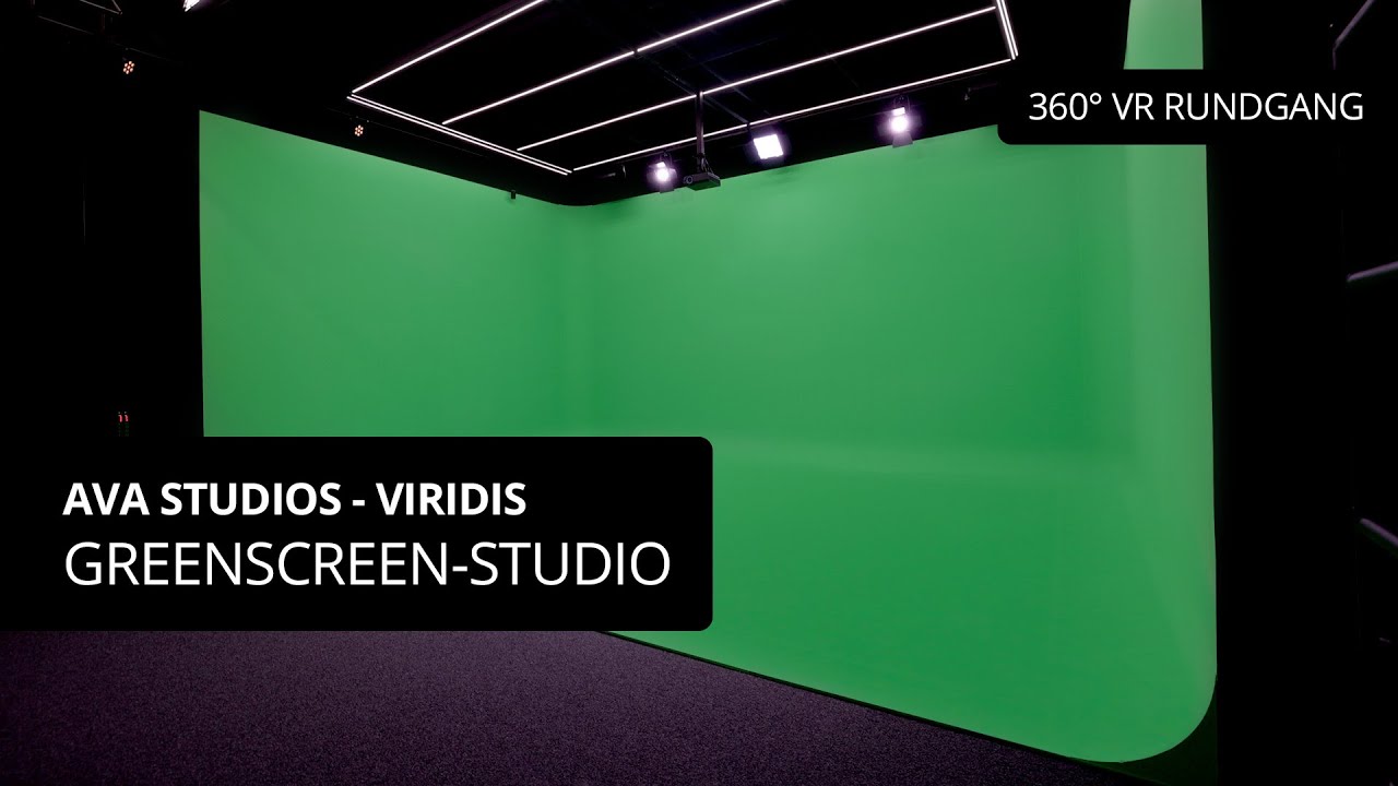 AVA STUDIOS 360° (VR) // VIRIDIS Greenscreen-Studio - YouTube