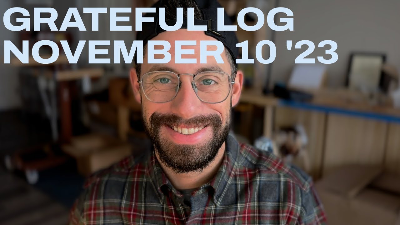 Daily Gratitude Journal - Friday November 10 2023 - YouTube