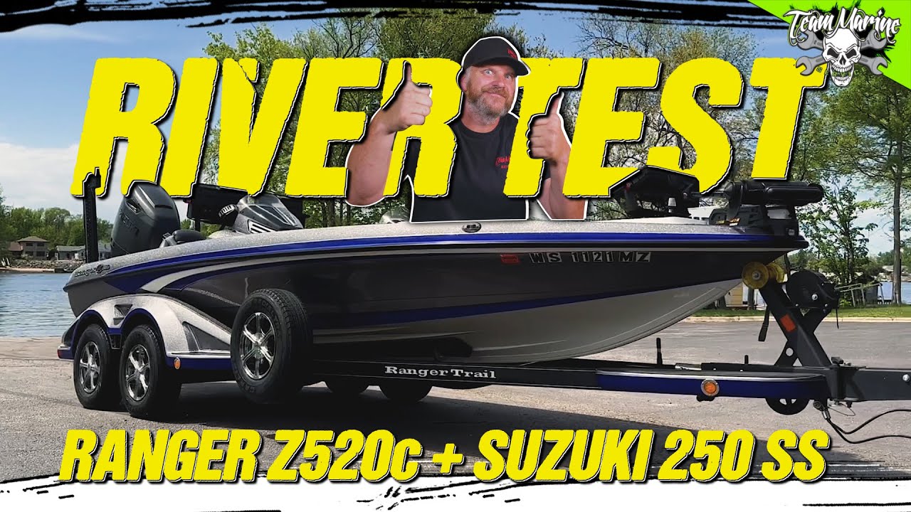 RANGER Z520c w/ (NEW) SUZUKI 250 SS RIVER TEST!!! - YouTube
