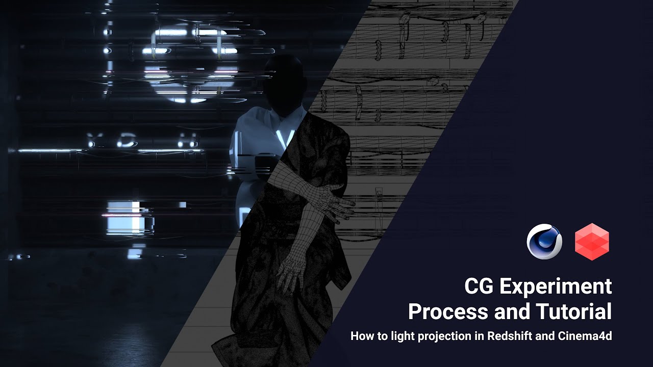 CG Process and Tutorial | How to Light Projection in Redshift and ...