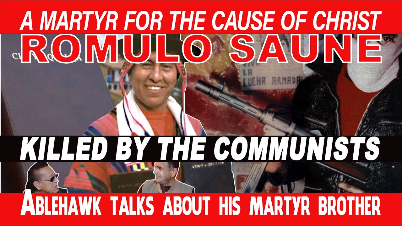Romulo Saune. modern day MARTYR for Christ. Killed by the shining path ...