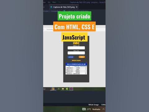 CRIANDO um projeto com HTML , CSS e JAVASCRIPT! #shorts - YouTube