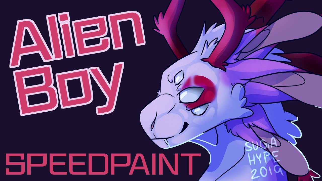 \\Alien Boy\\ Fanart Speedpaint 11 (TW: Flashing footage) - YouTube
