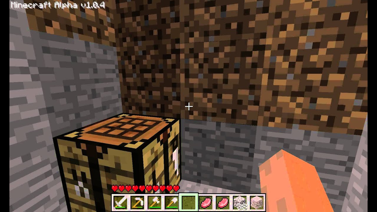 Minecraft Versions #2 Minecraft Alpha v1.0.4 - YouTube