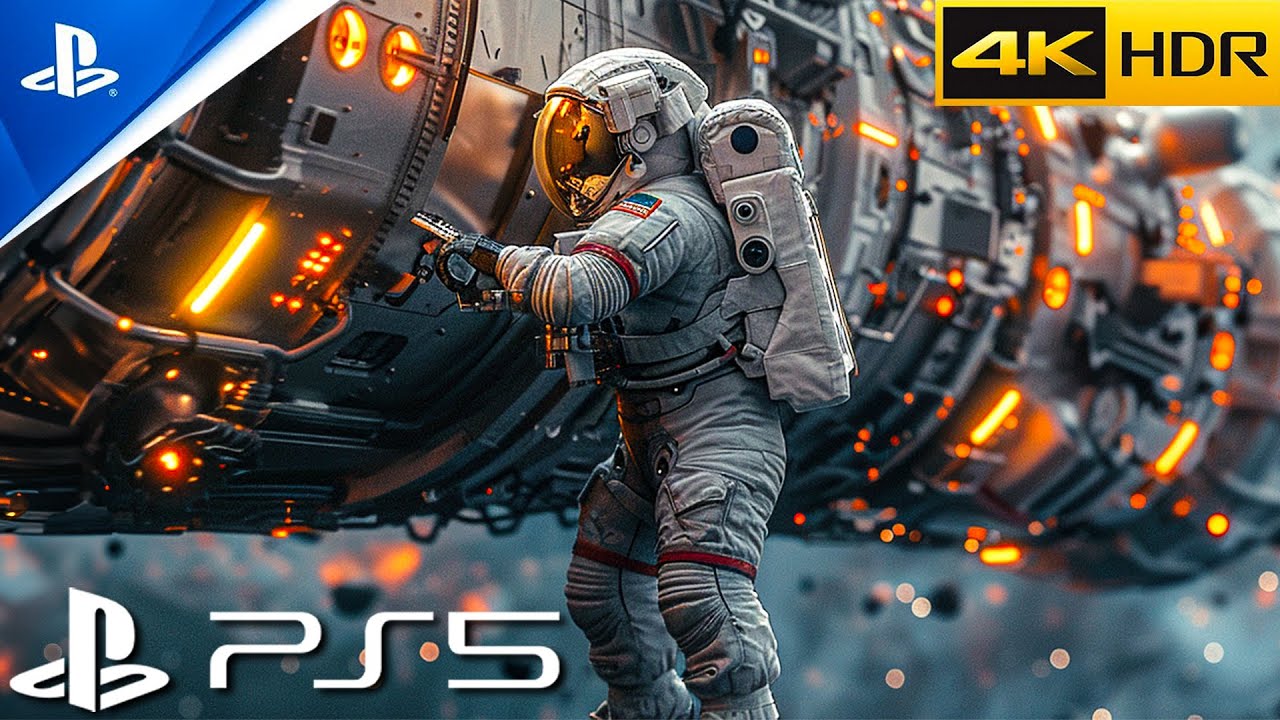 REPAIRING SPACESHIP (PS5) Immersive ULTRA Realistic Graphics Gameplay ...