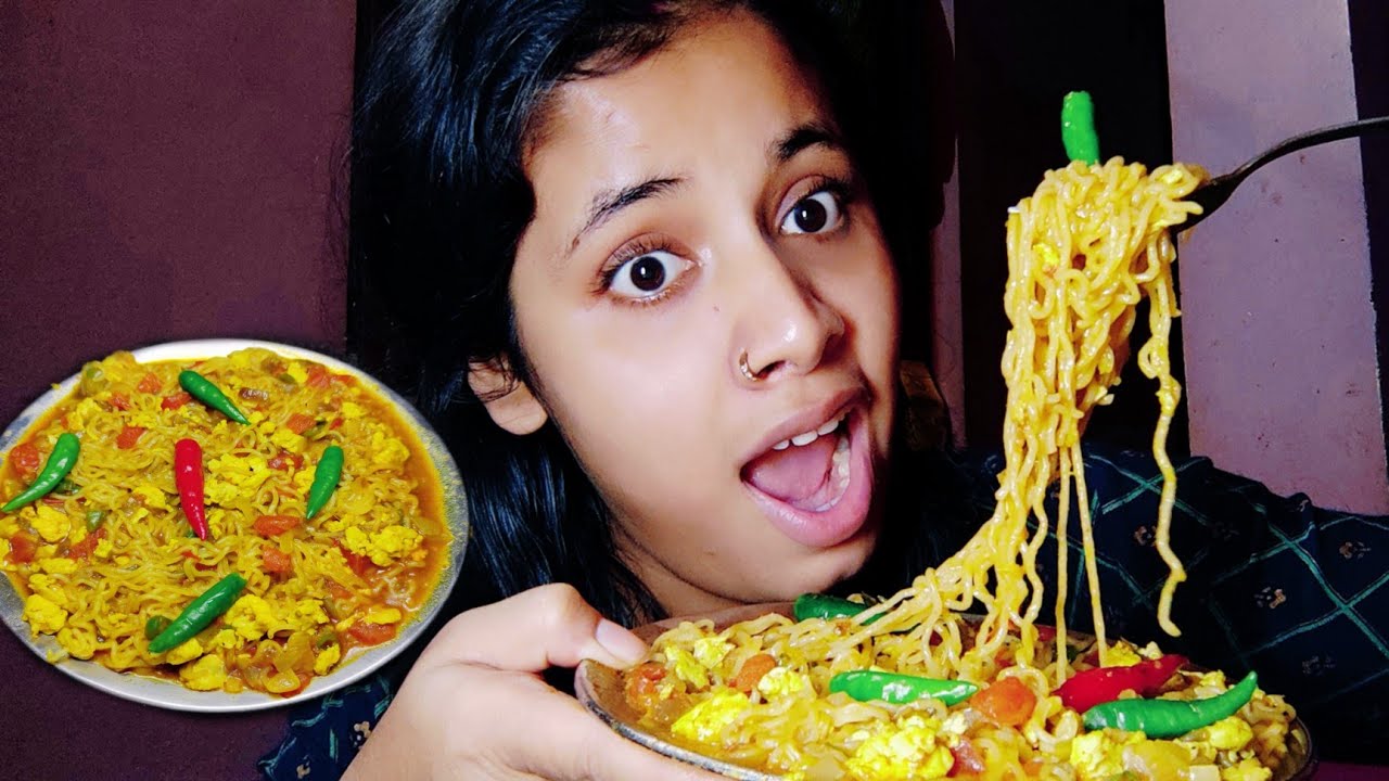 Spicy Masala Maggi Noodles Challenge | Maggi Eating Challenge || - YouTube