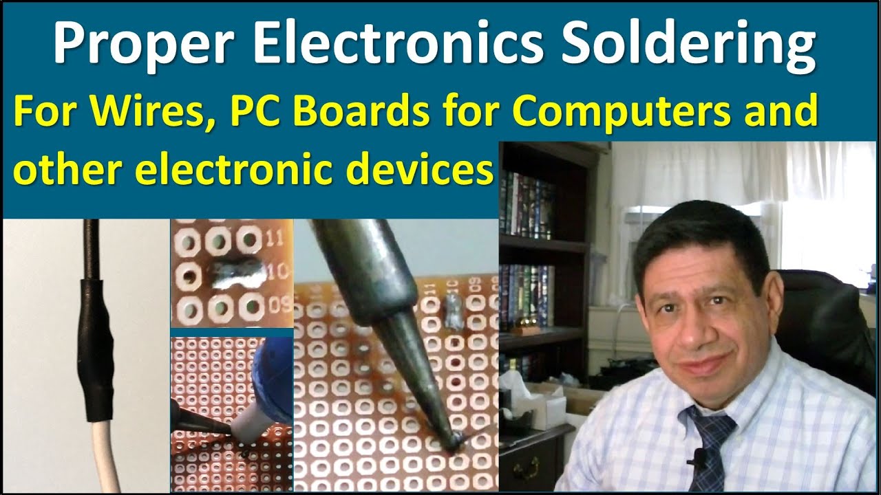 How to Solder Computer Electronics - Complete Tutorial - YouTube