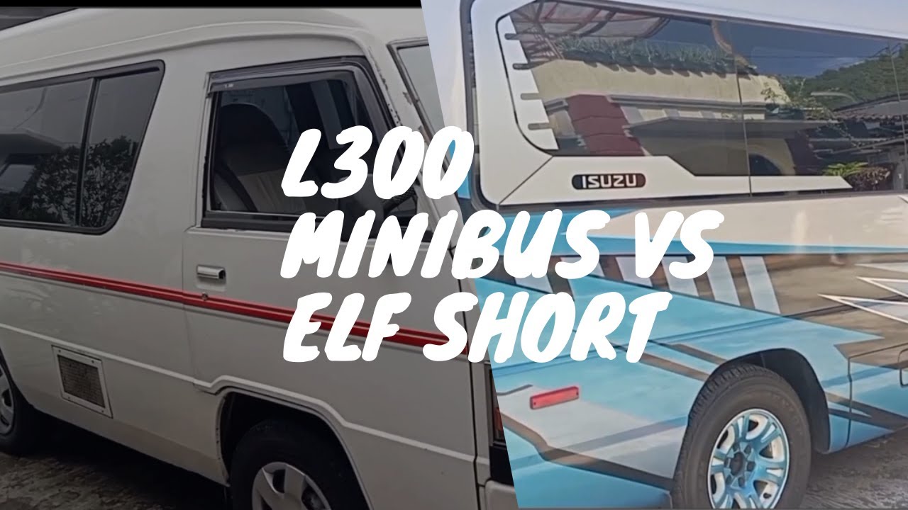 L300 minibus vs elf short - YouTube