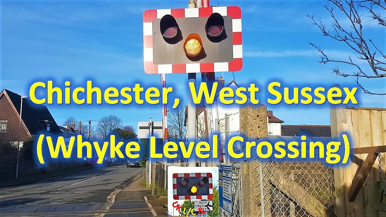 Chichester (Whyke Road) Level Crossing, West Sussex - YouTube